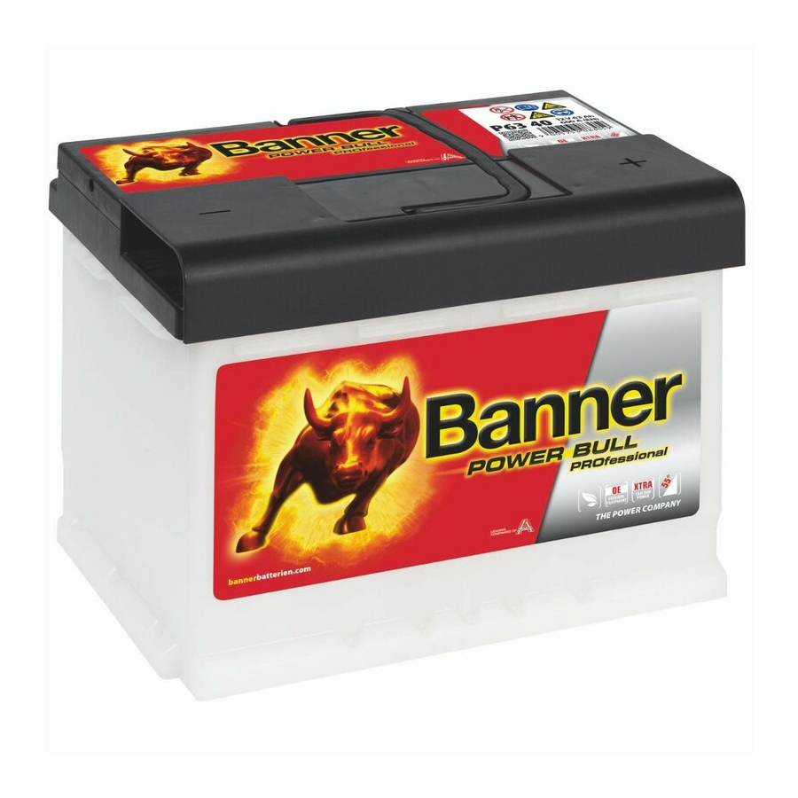 BANNER Power bull Pro Стартов Акумулатор P63 40 – 63 Ah – quality-start.com